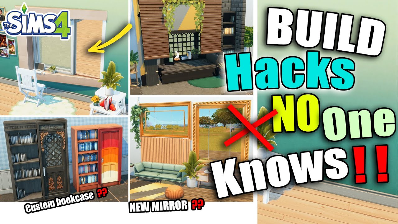 Secret Sims 4 Build Hacks No One Knows #sims4hacks #sims4ideas