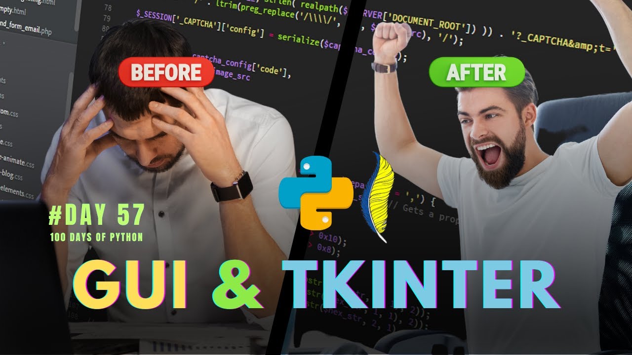 What is GUI Programming | What is Tkinter | 100 Days of Python: Day 57