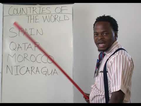 How to Pronounce Countries of the world- Class Four