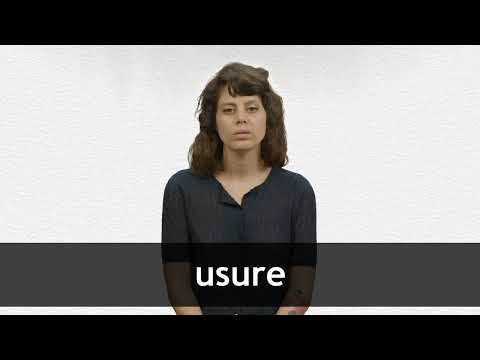 English Translation of “USURE” | Collins French-English Dictionary