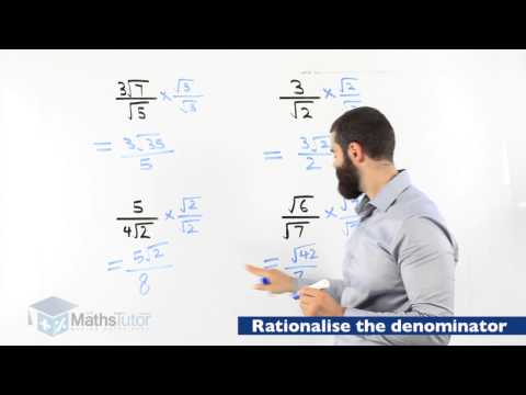 Maths Online - Rationalising the Denominator