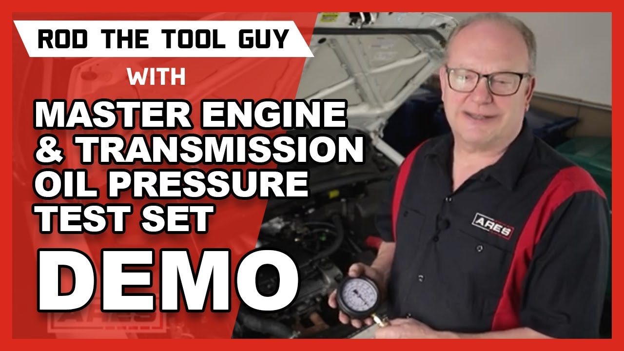 DEMO: ARES Tool ⚙️ 81000 – Master Engine and Transmission Oil Pressure Test Set – 14pc Adapter Set