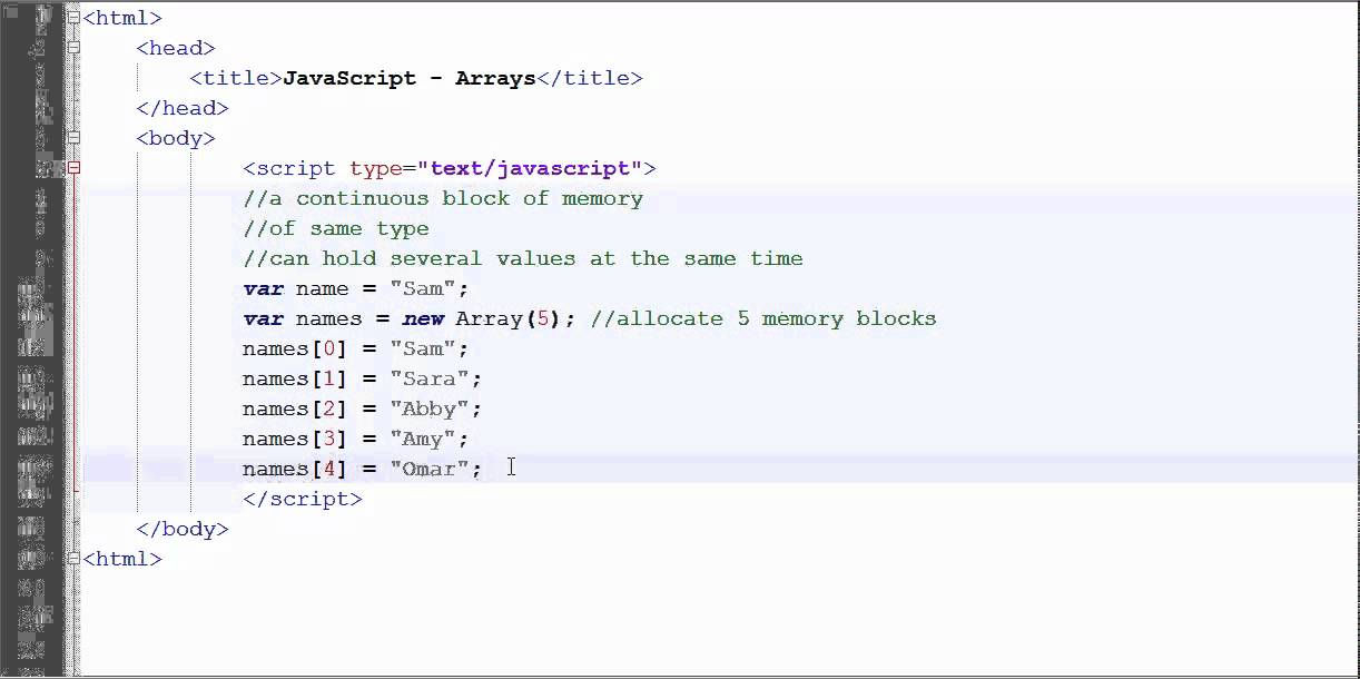 JavaScript Tutorial #16 - Arrays