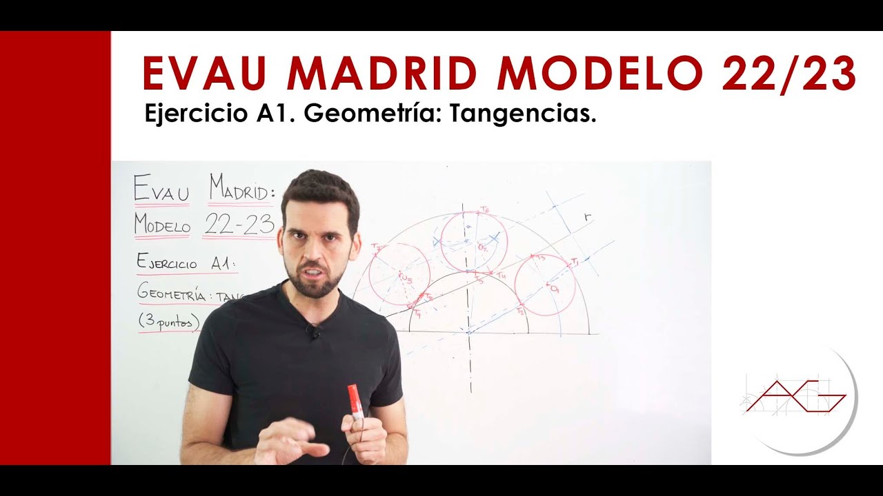 EVAU MADRID MODELO 22 23 - A1 - Geometría: Tangencias
