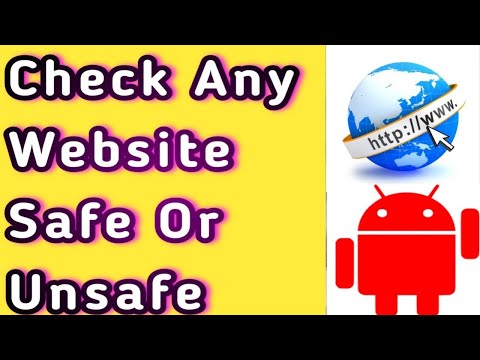 CHECK ANY WEBSITE SAFE OR UNSAFE