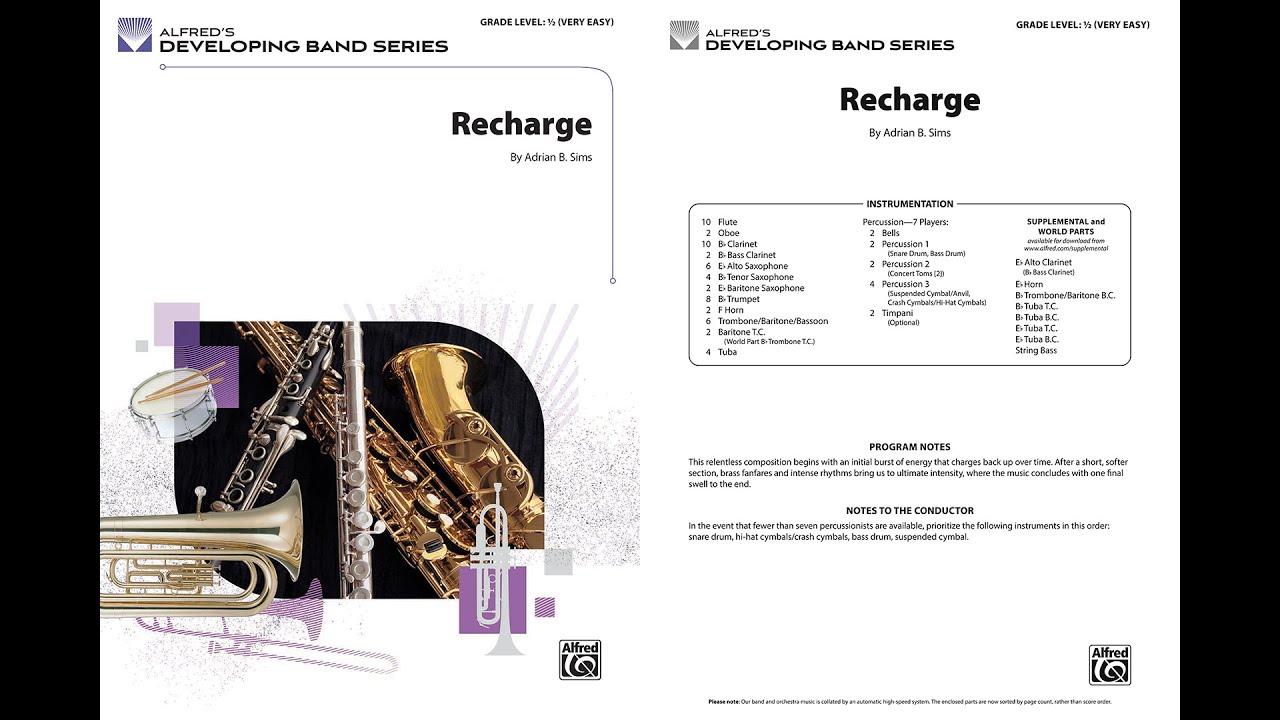Recharge, by Adrian B. Sims – Score & Sound
