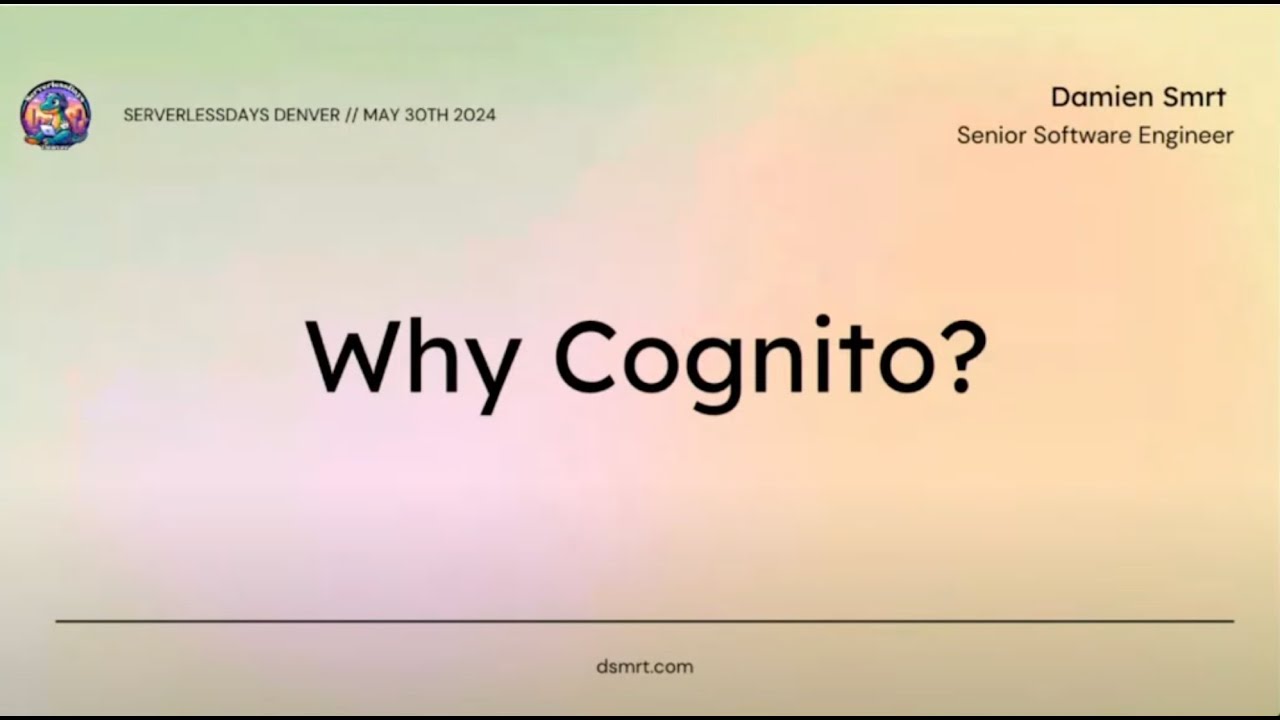 Why Cognito? with Damien Smrt
