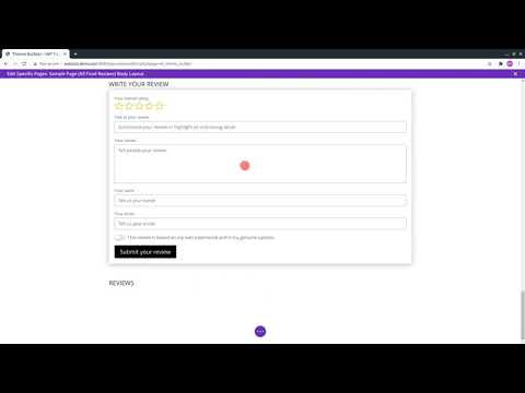 Recipe Ratings List - Divi Module