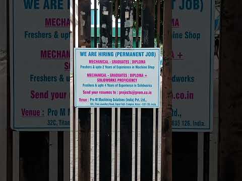 PRO M #mechanicaljobs#mechanical#diplomamechanical#diploma#job#machineshop#jobs#solidworks#jobsearch