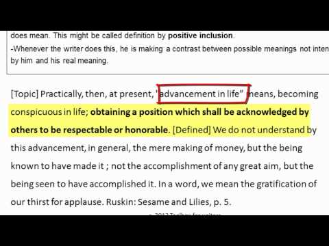 2.1 How to write definitive statement paragraphs - 1 of 3