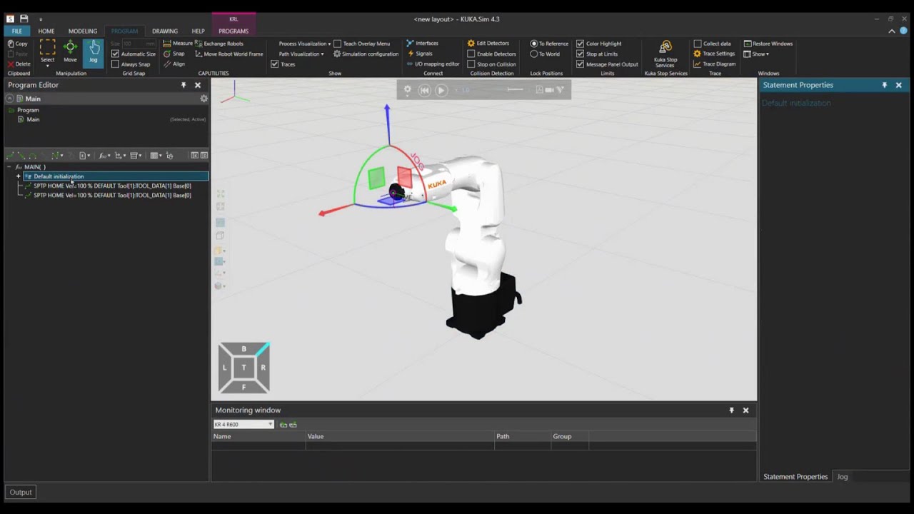 KUKA Robot - 001 - Basic Programming (KUKA.Sim)