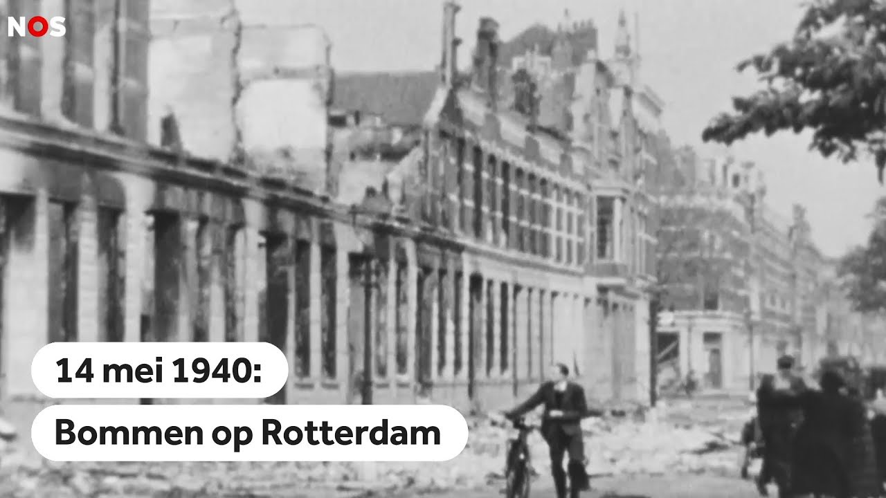 TERUG IN DE TIJD:  Het bombardement van Rotterdam op 14 mei 1940