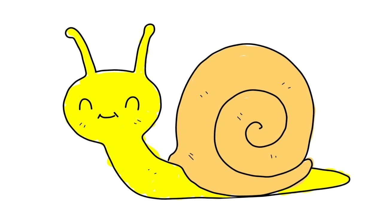 Learn to Draw a Cute Snail in 5 Easy Steps
