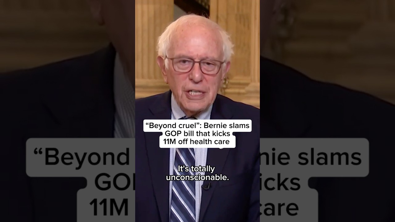 'Beyond cruel': Bernie slams GOP bill that kicks 11M off health care