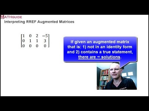 Interpreting RREF Augmented Matrices