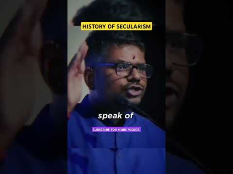 J sai deepak speech on history of secularism & Church | Misinterpretation in Indian Context | Shorts