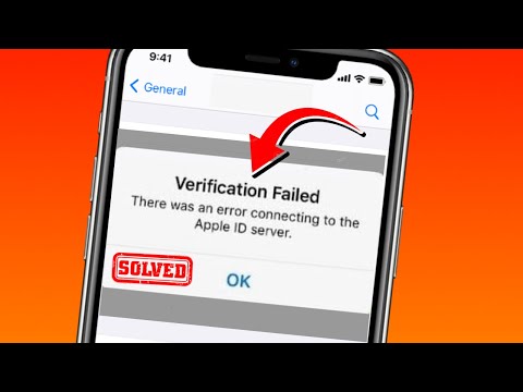 How to fix verification failed there was an error connecting to the apple id server 2021 | iOS 14