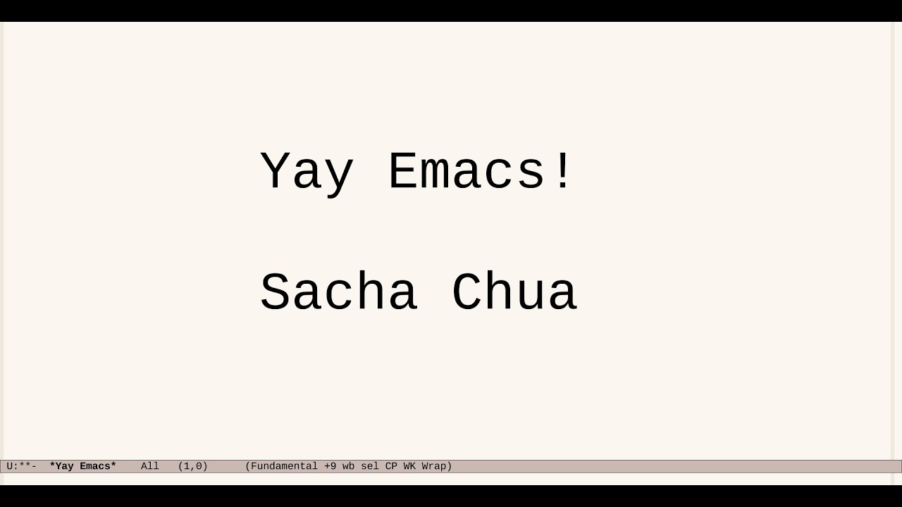 Yay Emacs 12: Putting together Emacs News for 2026-04-06