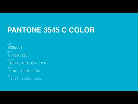 What color is Pantone 3545 C ? #00bce1 hex color - Blue color- Cool color 00bce1