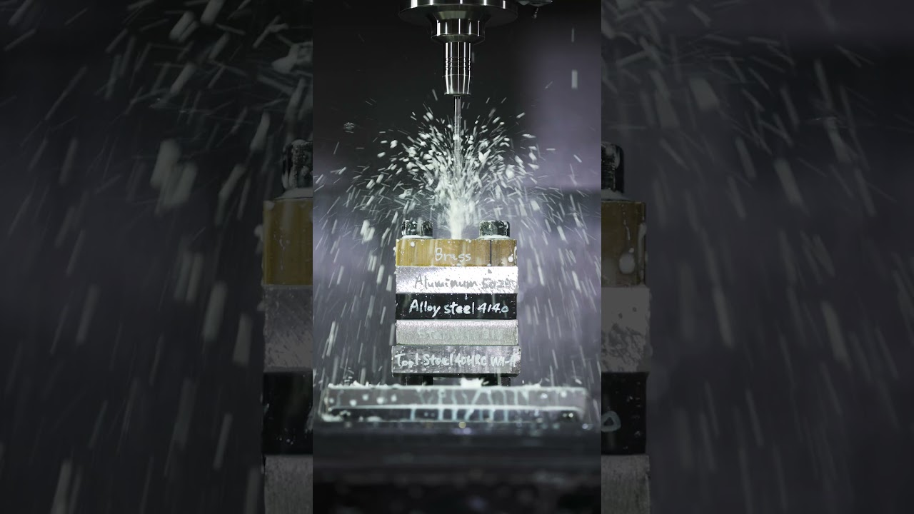 So thin, yet pierces any material! #shorts #cnc #machine #engineering #tools