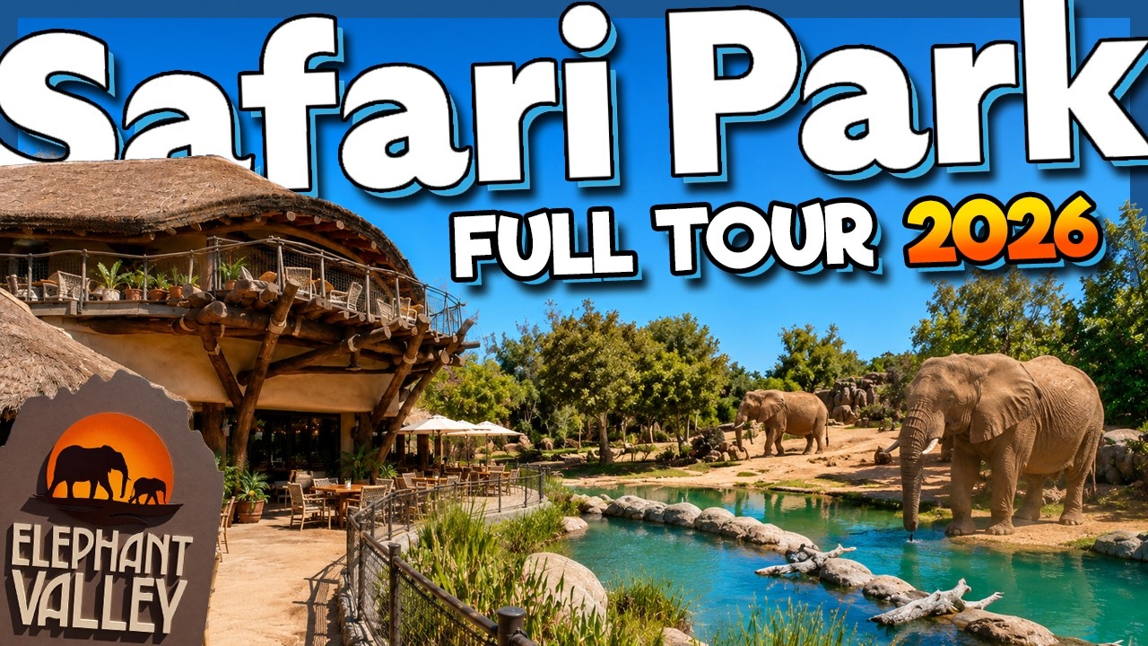 San Diego Zoo Safari Park FULL TOUR 2026 | NEW Elephant Valley