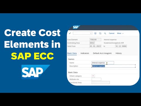 How to Set Up and Manage Cost Elements in SAP ECC – Full Guide!