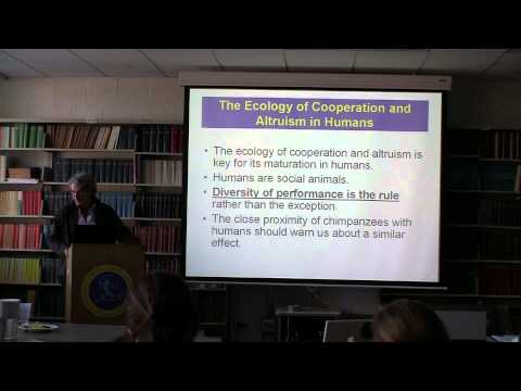Ecology of Cooperation and Altruism in Humans and Chimpanzees