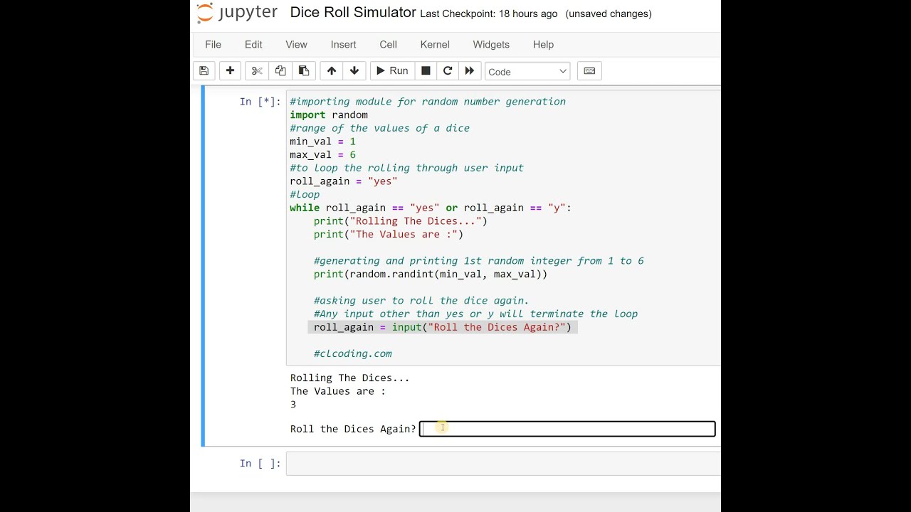 Day 10 : Dice Roll Simulator in Python
