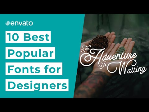 10 Popular Fonts for Designers [2020]