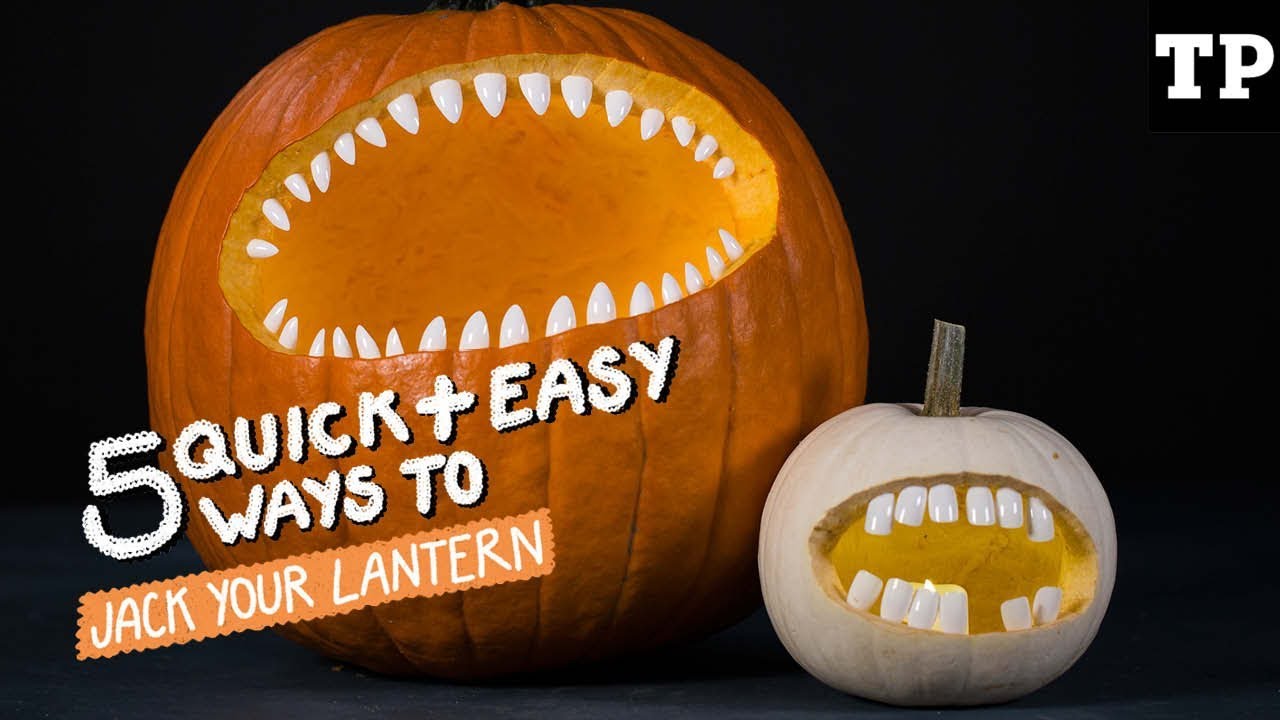 5 creative and easy ways to jack your Jack O Lantern | Halloween DIY