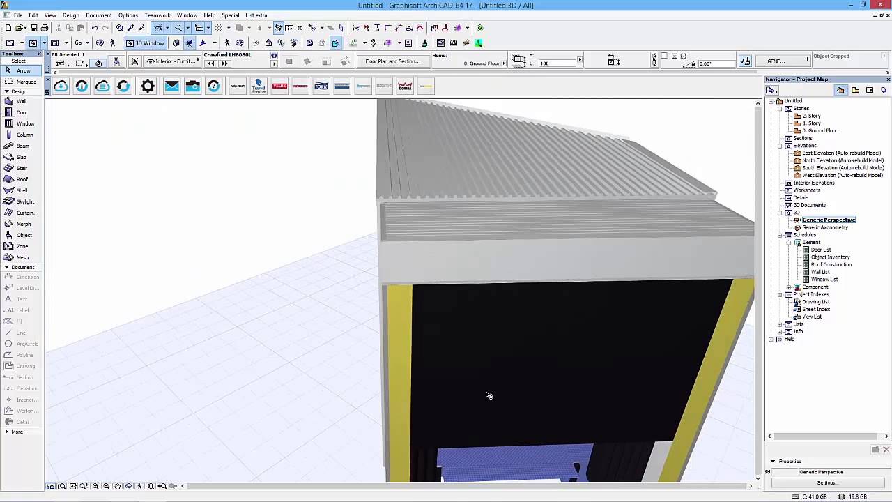 BIM tutorial for ArchiCAD - Crawford loadhouse