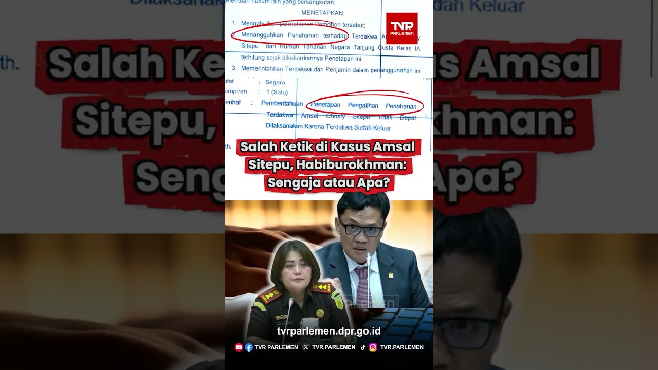 Salah Ketik di Kasus Amsal Sitepu, Habiburokhman: Sengaja atau Apa?