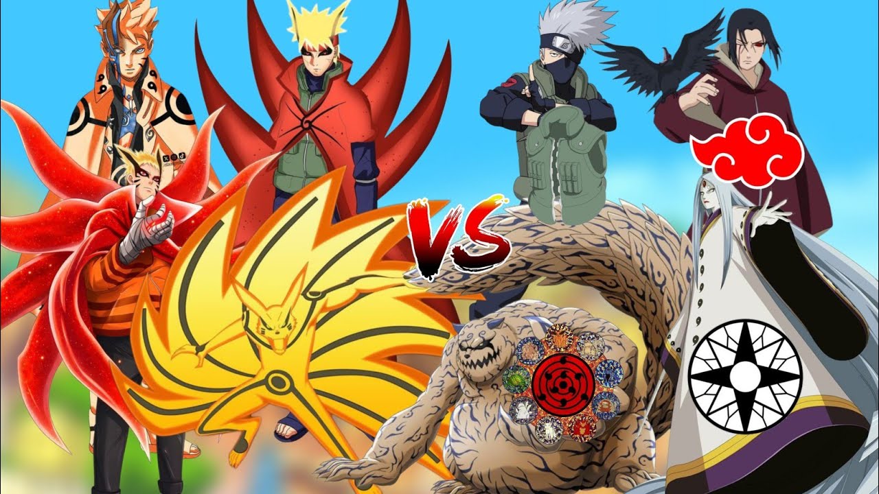 Minato 🆚 Jonin | Boruto 🆚 Akatsuki | Kurama 🆚 Tailed Beast | Naruto 🆚 Ōtsutsuki| #naruto #anime 