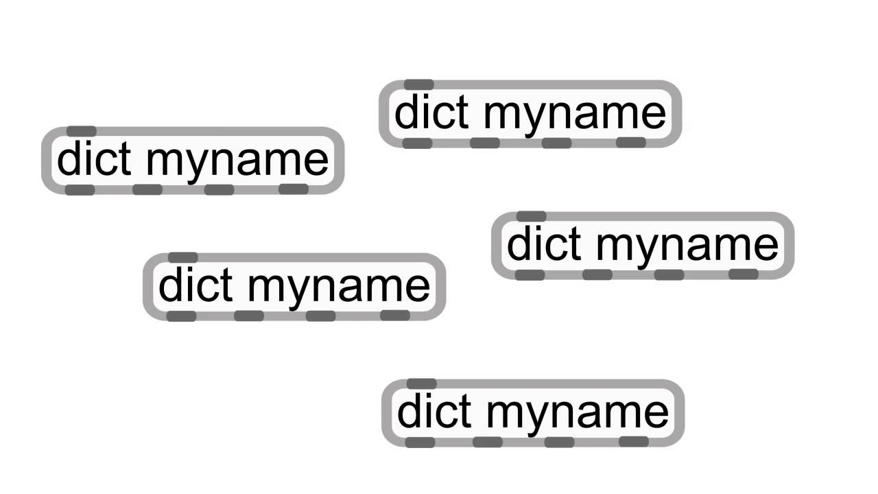 Max 6 Feature: Dictionaries