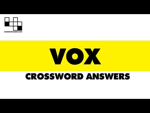 Vox Crossword Answers for Monday, January 24, 2022 ( 2022-01-24 )