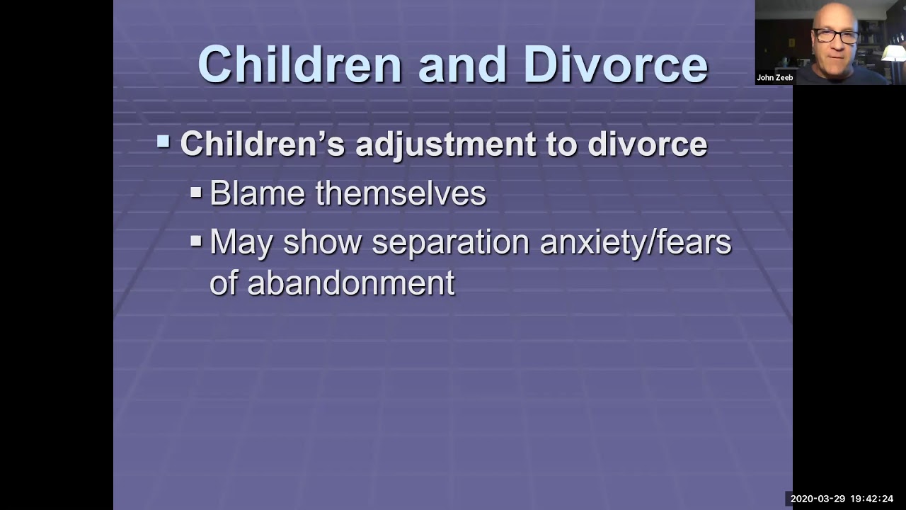 Divorce and the Effects on Children