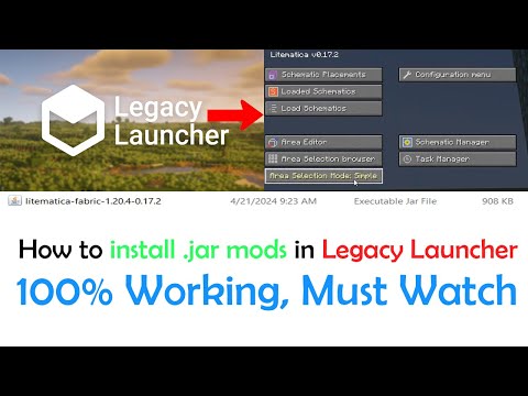 How To Install Mods (.jar) In Legacy Launcher || Knowledge Cafe