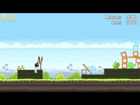 Angry Birds 4-15 “Black Bird Loop” – High Scores in Angry Birds