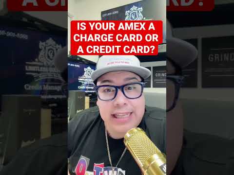 Is your Amex a charge card or credit? #shorts