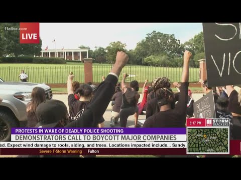 Protesters call for boycott of major companies