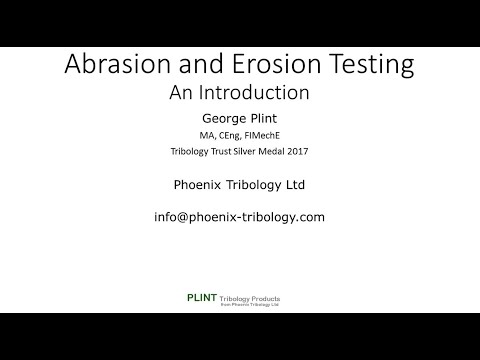 An Introduction to Abrasion and Erosion Testing