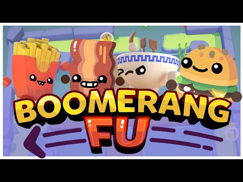 JUST PERFECT FLIPPIN' TIMING - Boomerang Fu (4 Player Gameplay)