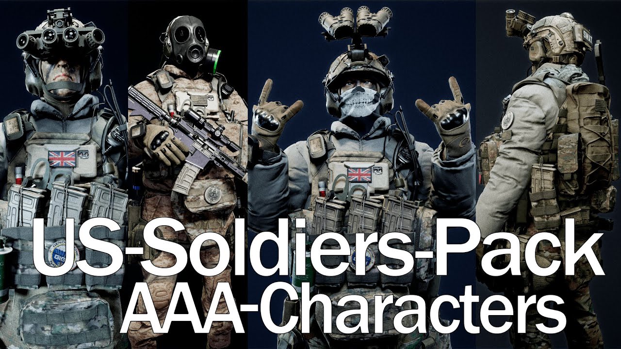 US-AAA-Soldier Unity Pack