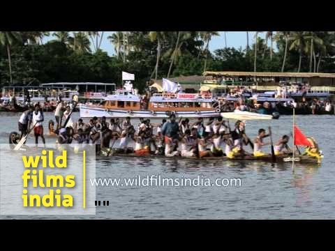 Nehru Trophy boat race: a world renowned event, held annually in Kerala
