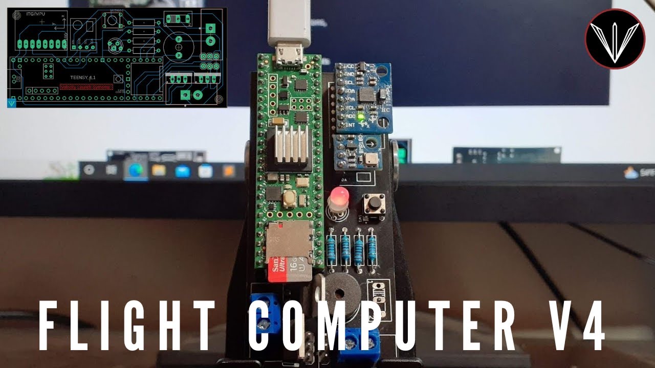 Flight Computer V4 | Thrust Vectoring Model Rocket