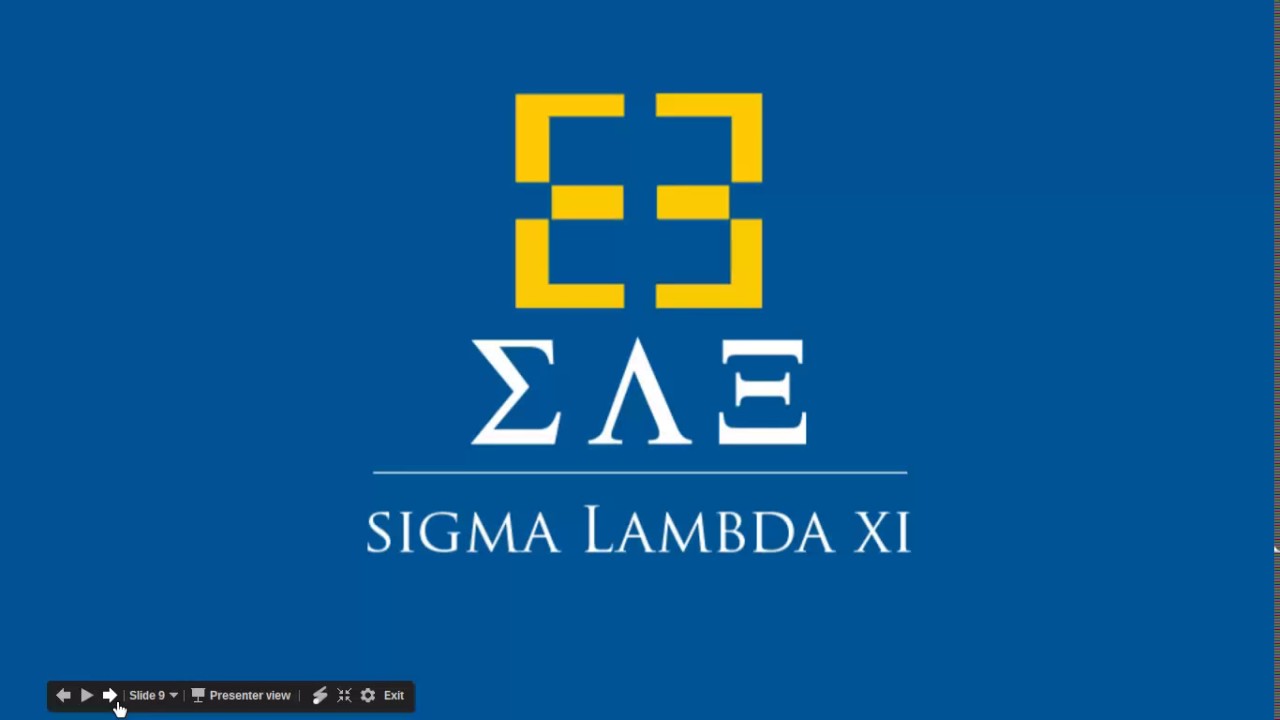 Sigma Lambda Xi Fraternity - Interested Gentlemen Presentation