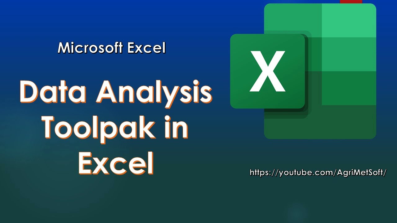 How to Activate and Install Data Analysis Toolpak in Excel | Use Excel for Statistics