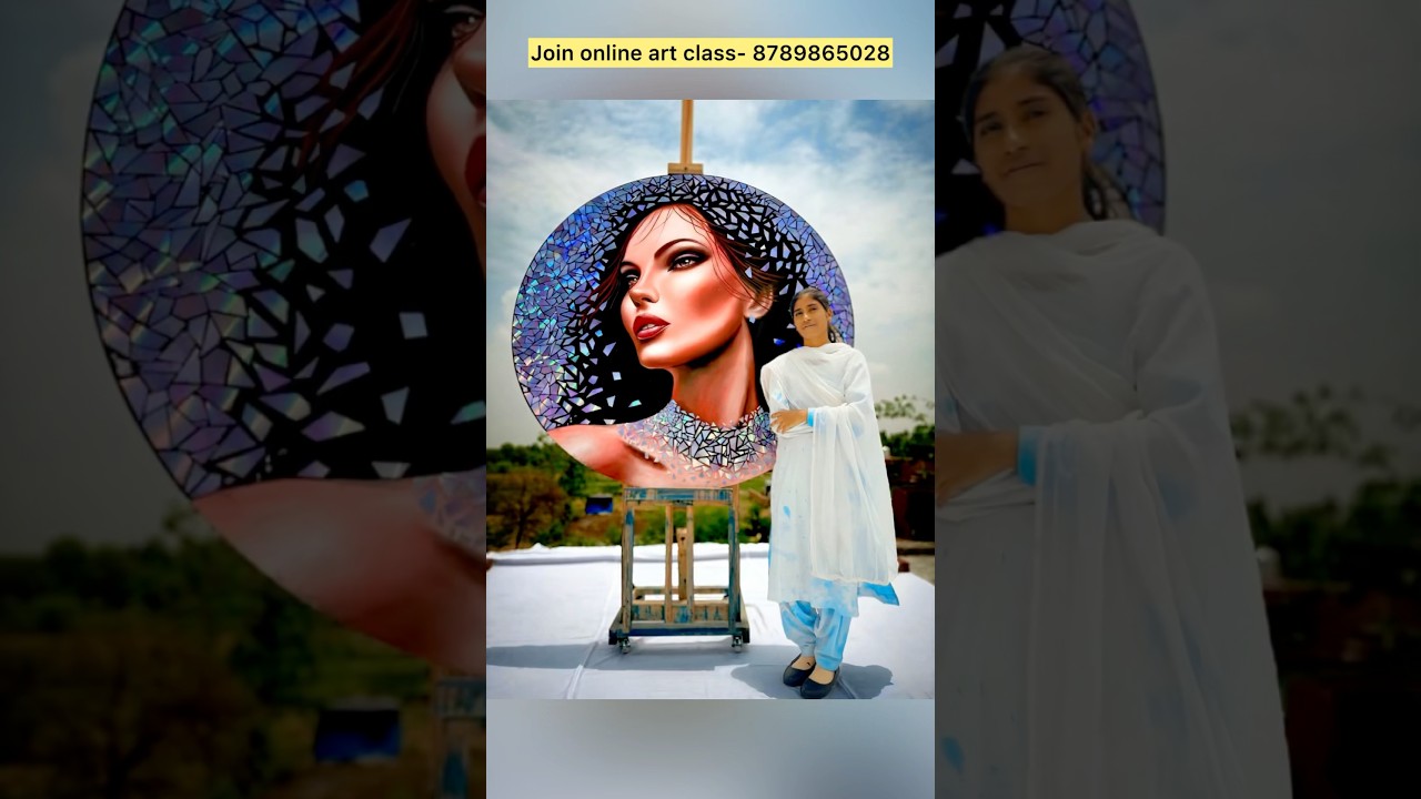 CD-R say Amazing Painting, #noorjahanartist #art #drawing #painting