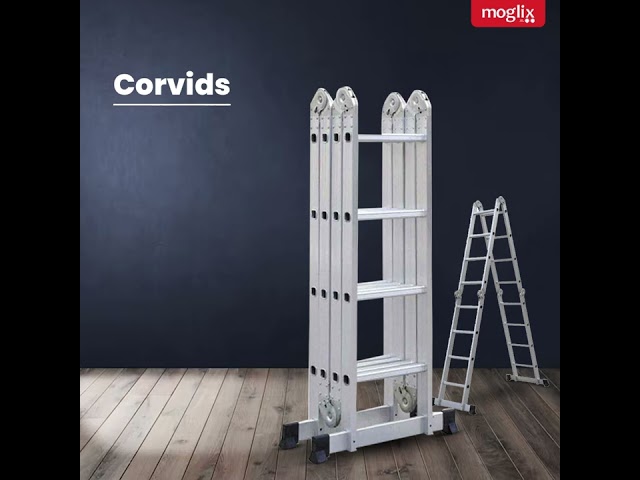 Multipurpose Ladder - Corvids Aluminium 12 Feet Multipurpose Ladder ...