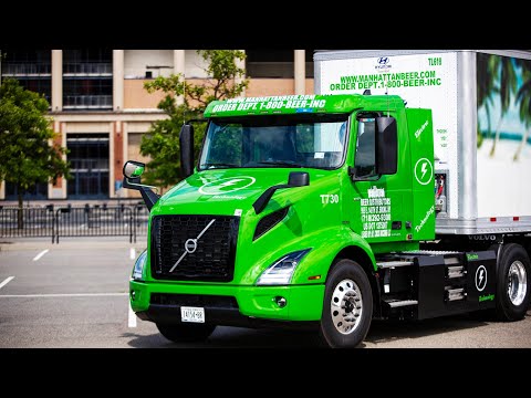 Volvo deploys five electric trucks to Manhattan Beer Distributors